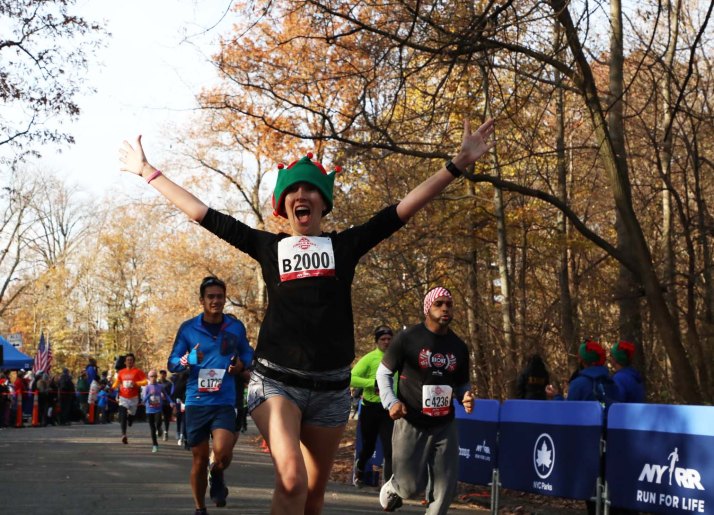 Jingle Bell Jog 5K: 🎼 Pick up your feet / Jingle around the clock 🎼 ...
